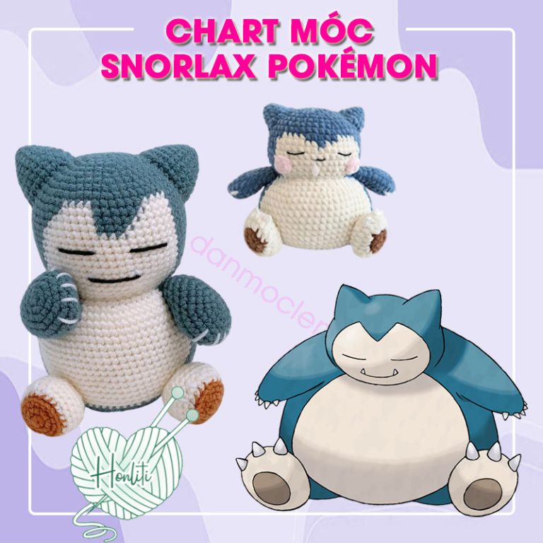 Chart móc Baby Snorlax Pokémon » by Honliti